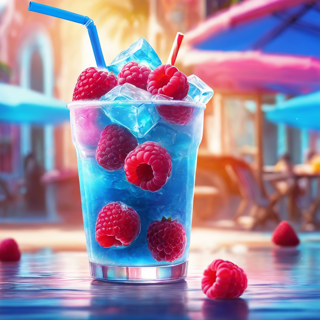Saveur de Slush à la Framboise Bleue – Les Saveurs de Matante