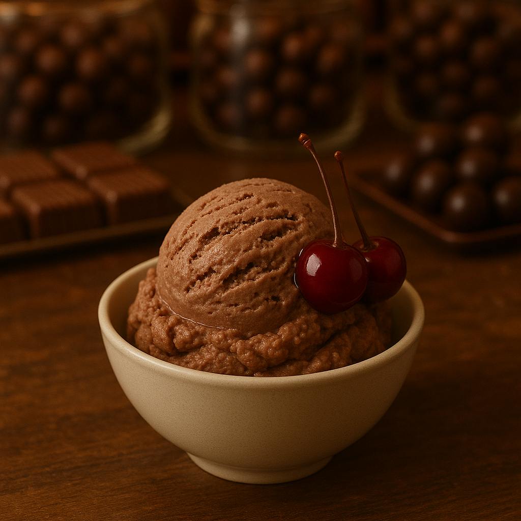 Saveur de Crème Glacée Cherry Blossom🍒🍫 – Les Saveurs de Matante
